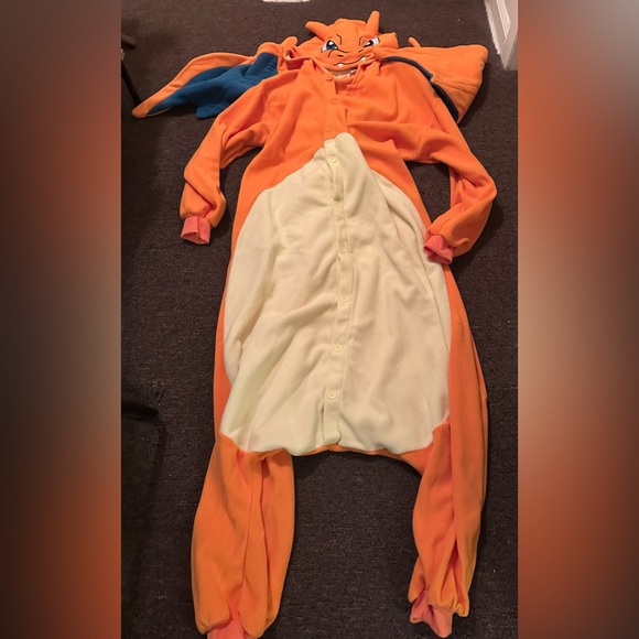 Pokemon | Other | Charizard Pokemon Fleece Costume | Poshmark